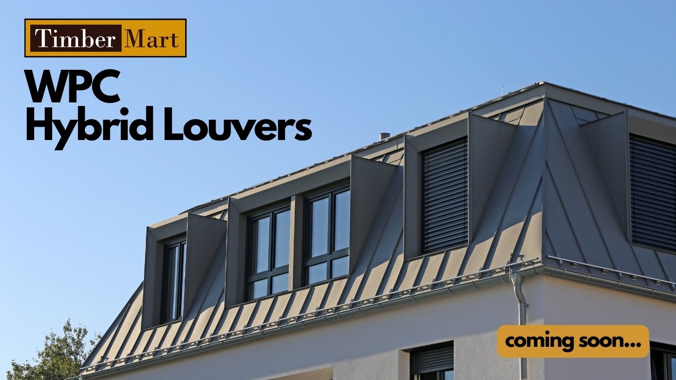WPC Hybrid Louvers for Ventilation, Shading, Privacy Screening